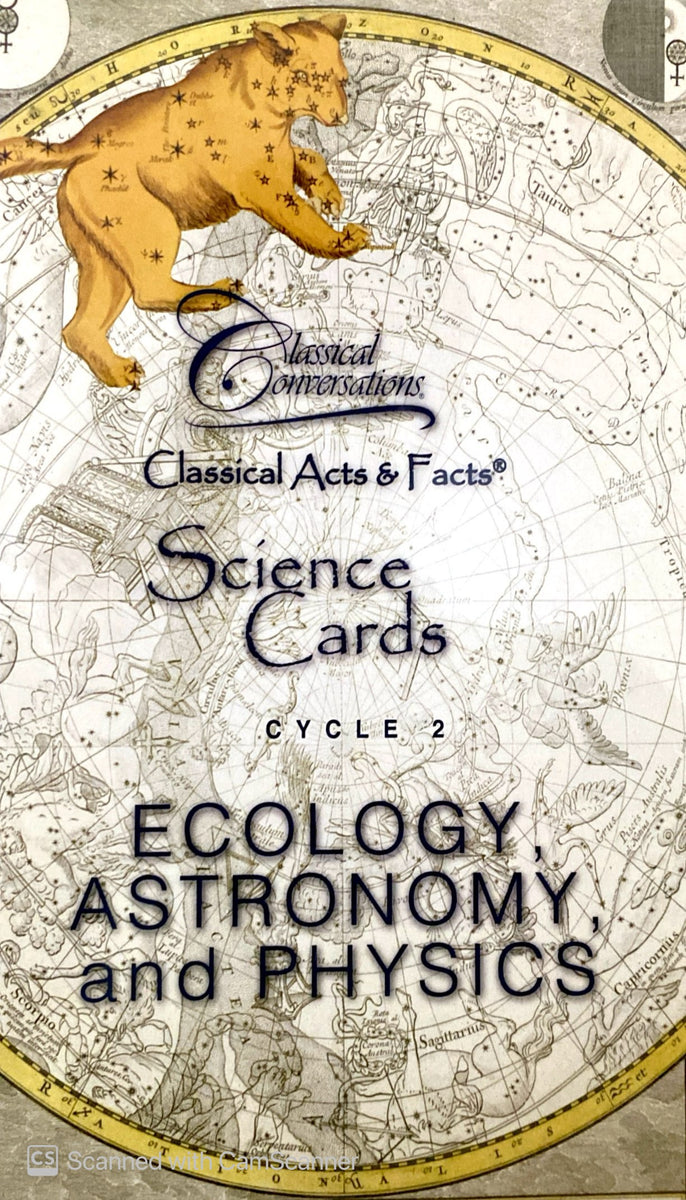 Classical Acts & Facts - Science Card Ecology, Astronomy and Physics C ...